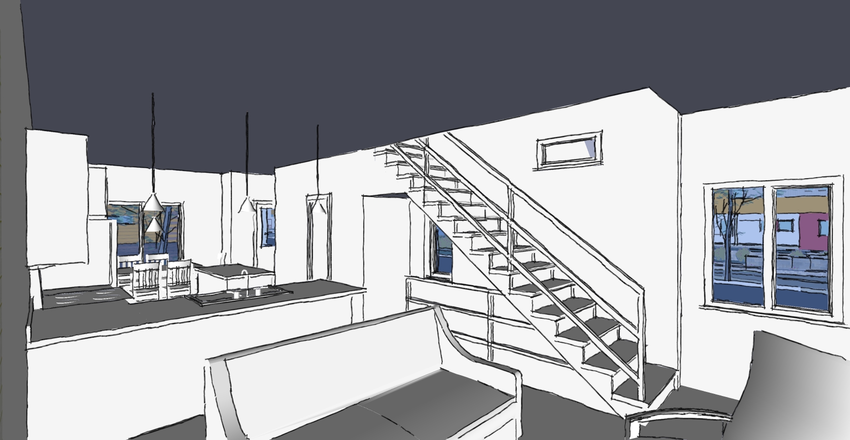 Reihenhaus Interior 1 - Geos Neighborhood